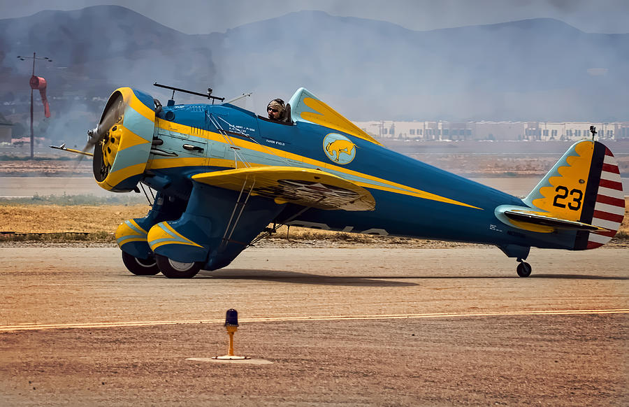 Boeing P-26 Peashooter by Steve Benefiel - Boeing P-26 Peashooter Photograph - Boeing P-26 ...