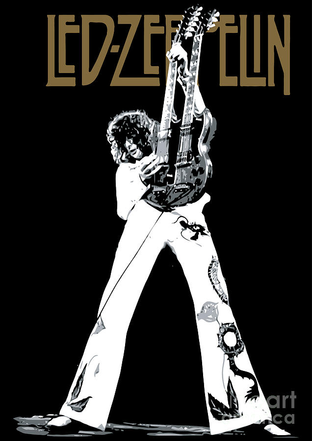 Led Zeppelin No06 Digital Art By Caio Caldas