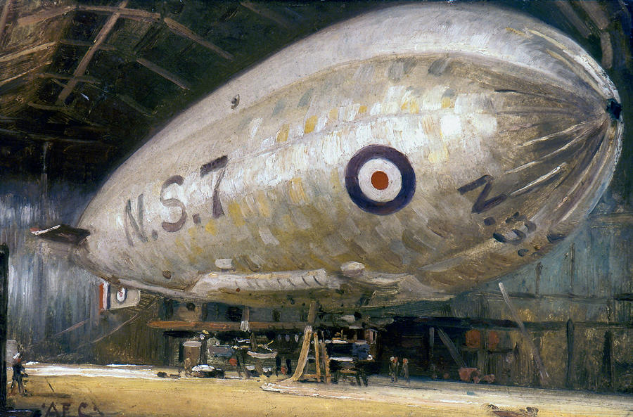 World War I: Airship by Granger