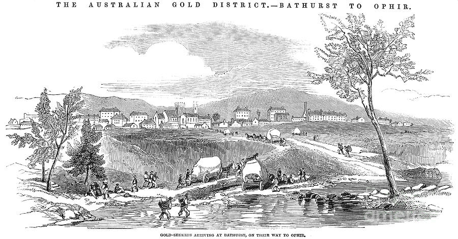Australian Gold Rush, 1851 Photograph by Granger