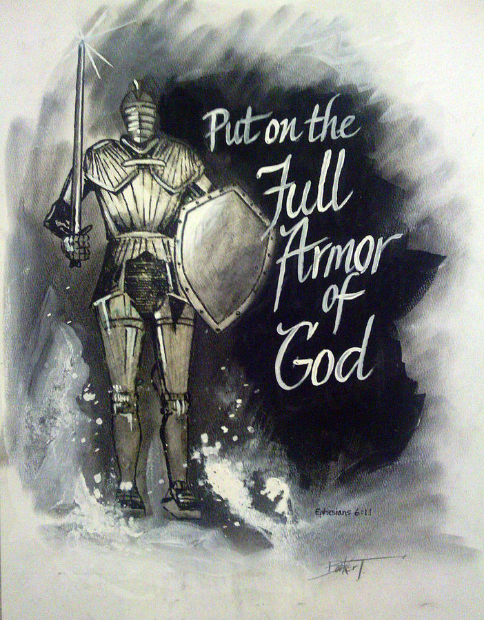 Put On The Full Armor Of God Mixed Media