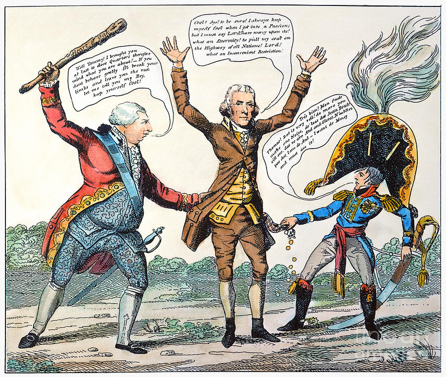 T.jefferson Cartoon, 1809 by Granger