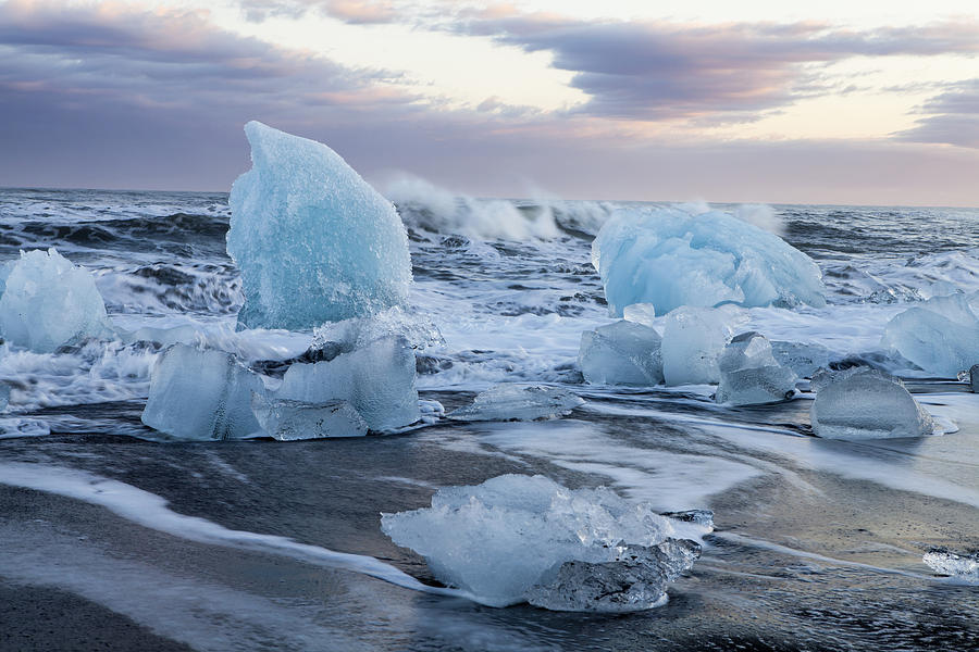 Melting Icebergs Photograph by Magdalena Bujak Melting Icebergs Photograph by Magdalena Bujak