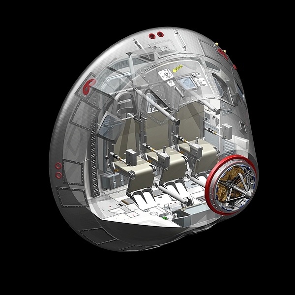 Inside Of Apollo Service Module