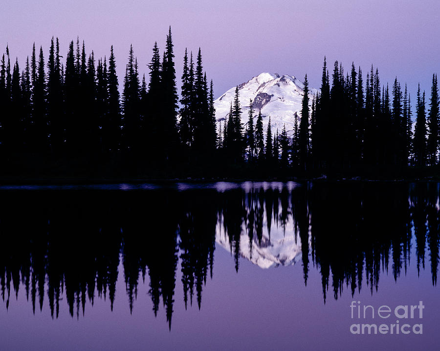 Glacier Peak Reflection In Image Lake Photograph By Tracy Knauer Fine