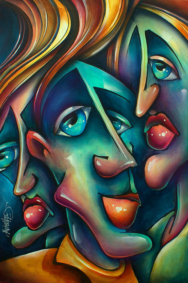 ' Three ' Painting by Michael Lang - Fine Art America