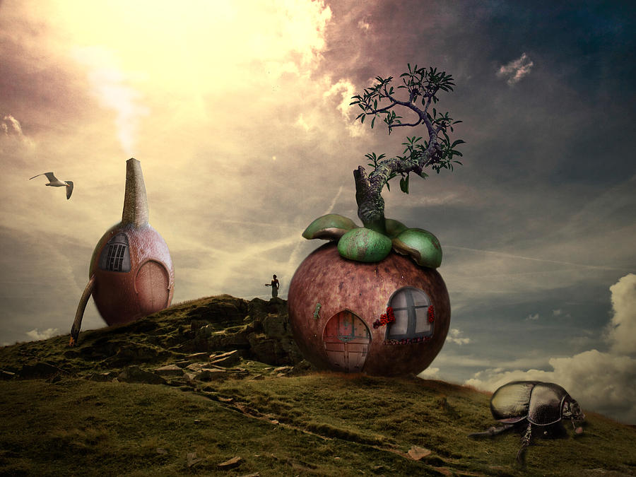 Small world Painting by REDlightIMAGE - Fine Art America