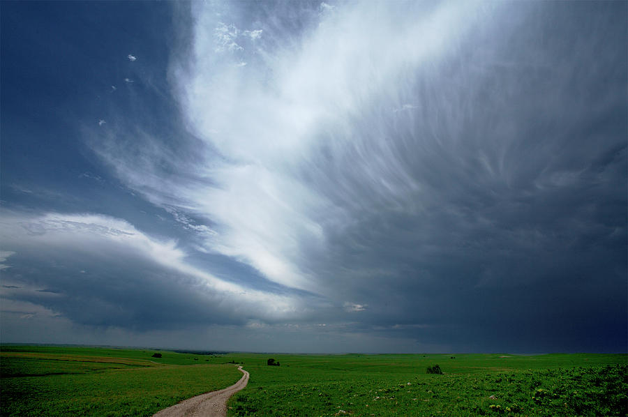 An Afternoon Thunderstorm Coming Photograph By Jim Richardson