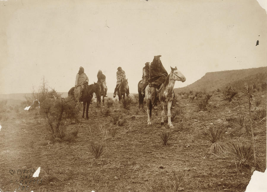 Apache Men, C1903 Photograph by Granger Apache Men, C1903 Photograph by Granger