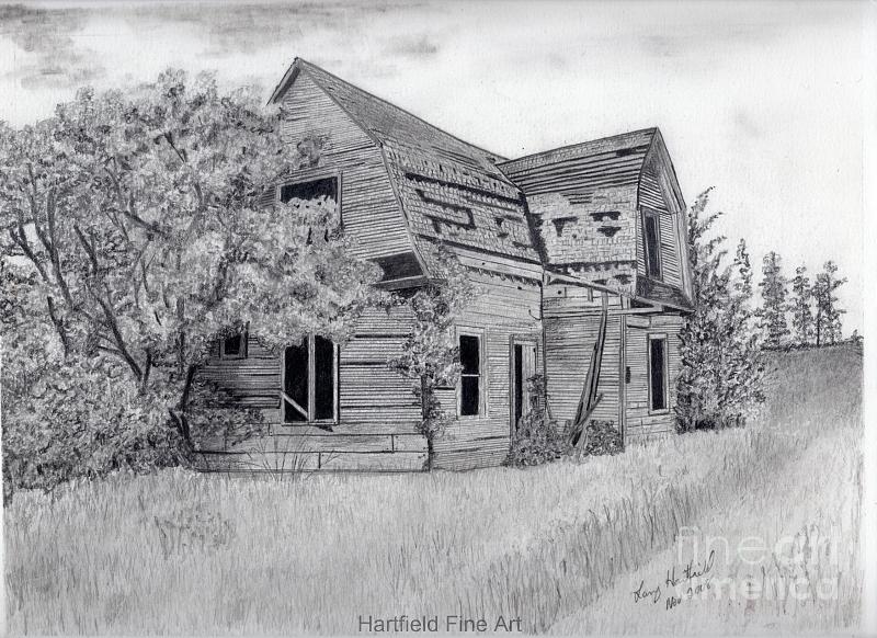 Binn's House Drawing by Larry Hartfield - Fine Art America