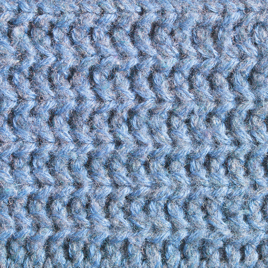 Blue wool Photograph by Tom Gowanlock - Fine Art America