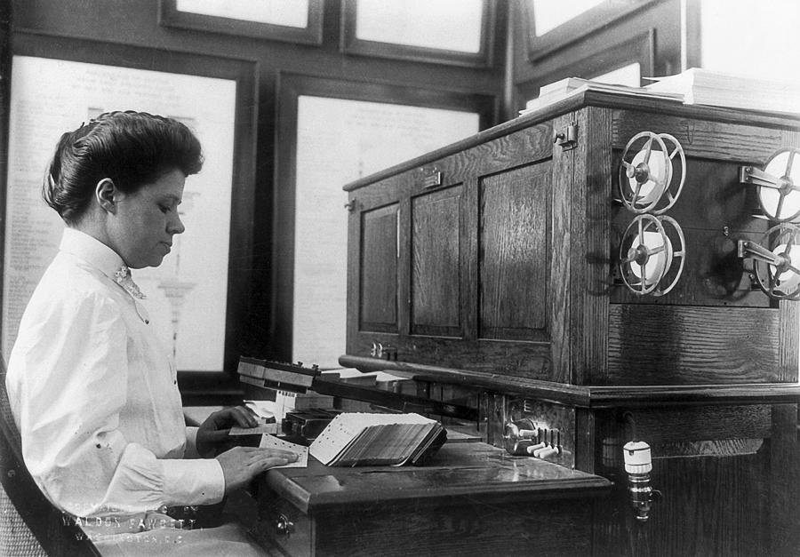 Census Tabulator, C1908 Photograph by Granger | Pixels
