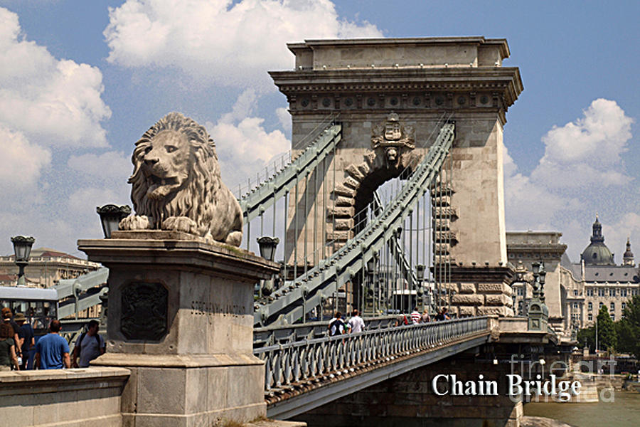 Chain Bridge Budapest Photograph by Howard Stapleton - Fine Art America