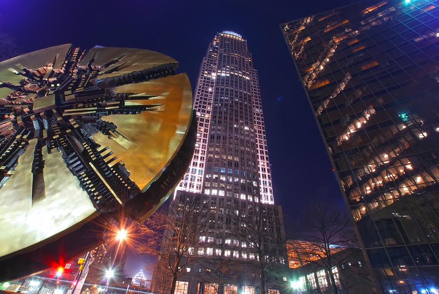Charlotte Downtown At Night Photograph By Alex Grichenko