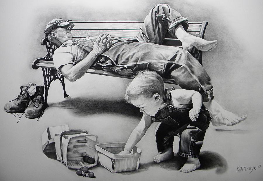 Cherry Picker #1 Drawing by Matt Kowalczyk - Fine Art America