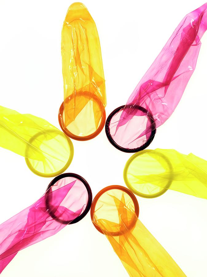 Coloured Condoms Photograph By Tek Imagescience Photo Library Fine Art America