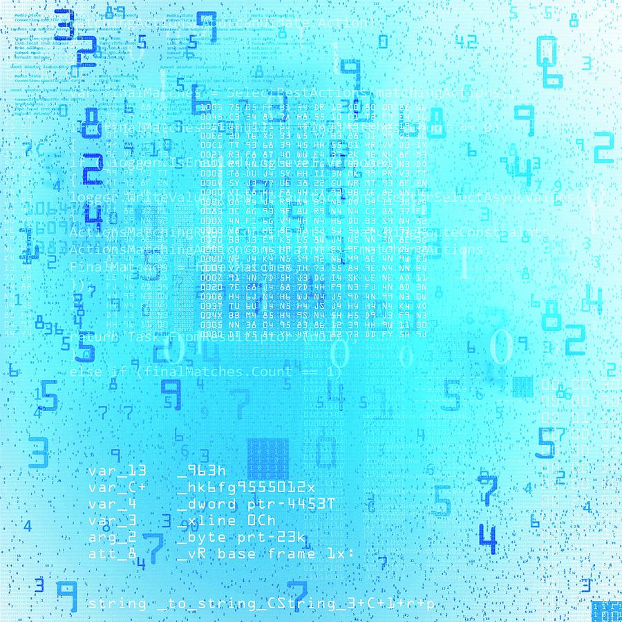 Computer Code #1 by Science Photo Library