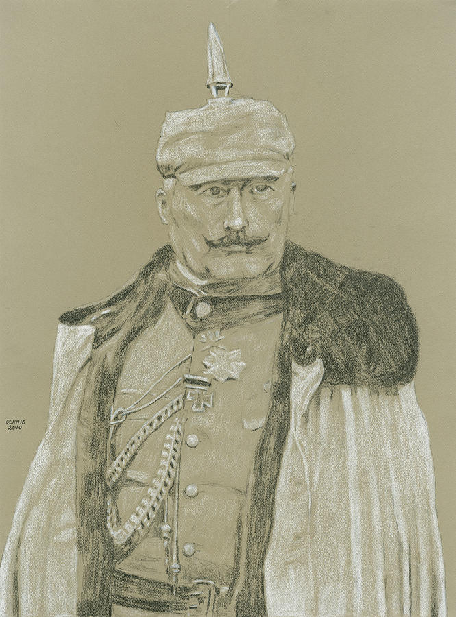 Down With The Kaiser Drawing by Dennis Larson - Fine Art America
