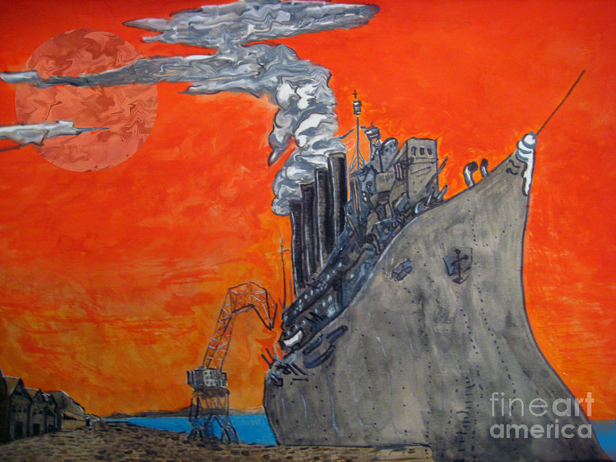 Dreadnought Painting by Raul Morales - Fine Art America