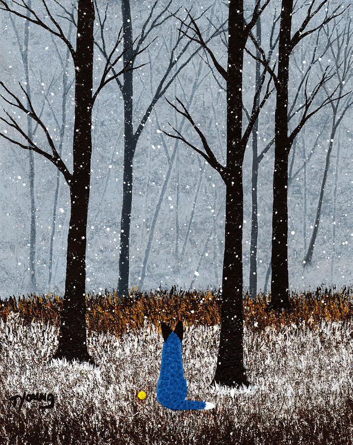 First Snow #1 Painting by Todd Young - Pixels