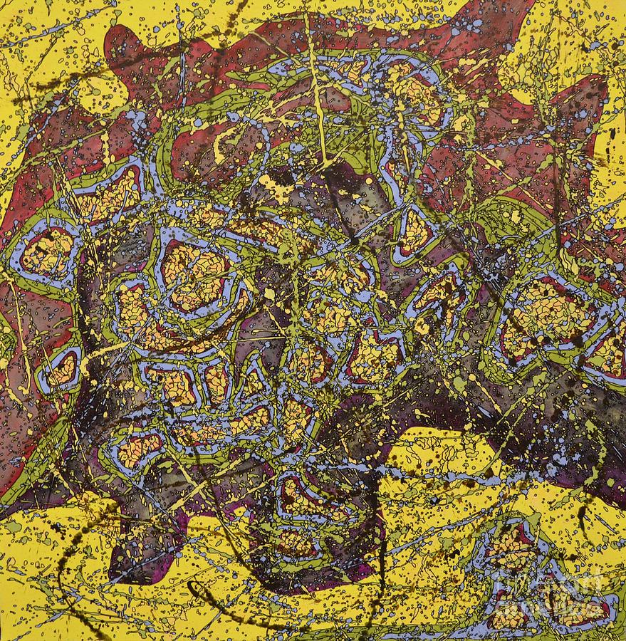 Geometric Progression Painting by Yannick Ndongmo - Fine Art America