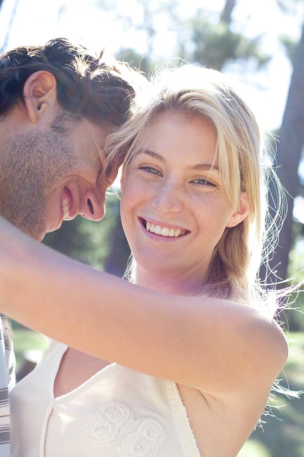 Happy Couple Embracing 1 By Ian Hooton Science Photo Library