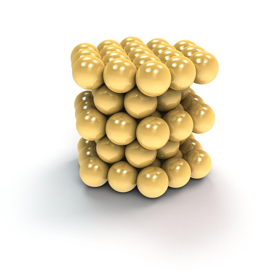 Hexagonal Close packed Crystal Structure Photograph By Science Photo 