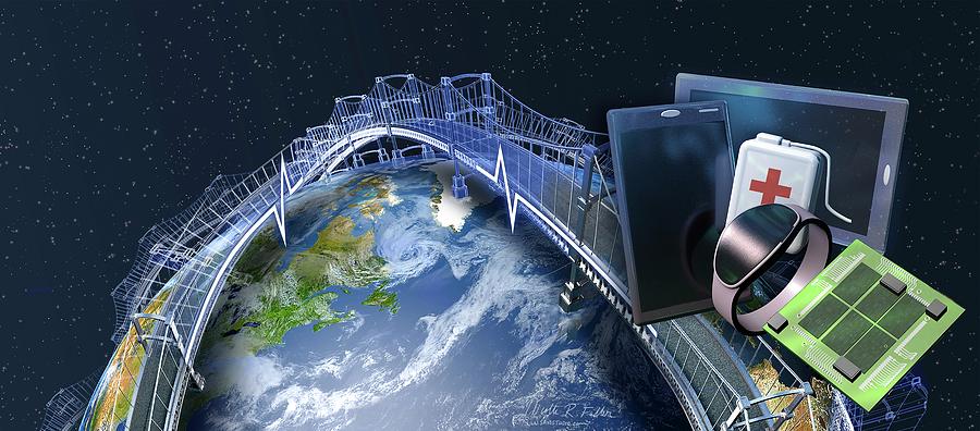 Integrated Global Computing Technology Photograph by Nicolle R. Fuller ...