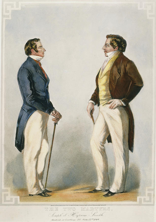 Joseph & Hyrum Smith Painting by Granger - Pixels Joseph & Hyrum Smith Painting by Granger - Pixels