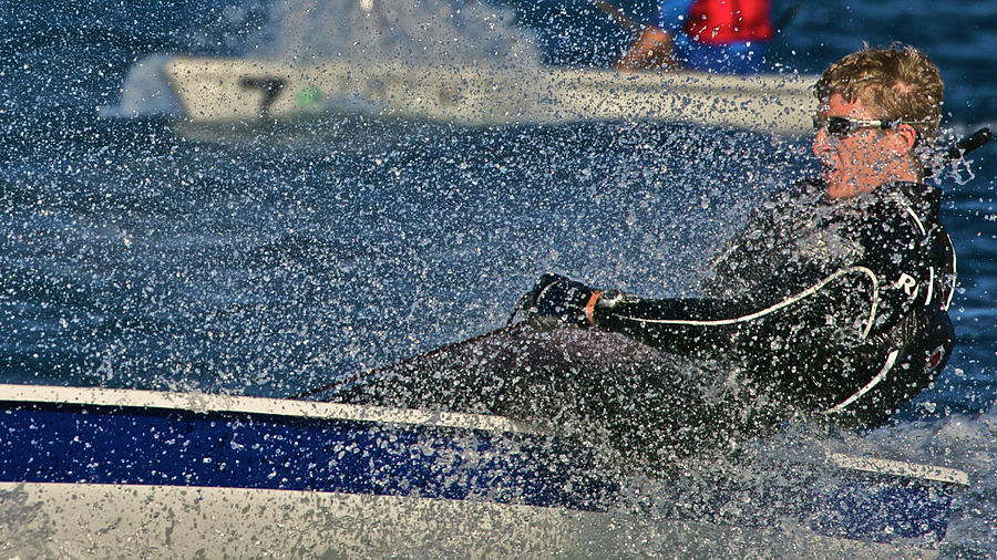 Laser Splash #1 Photograph by Steven Lapkin - Fine Art America