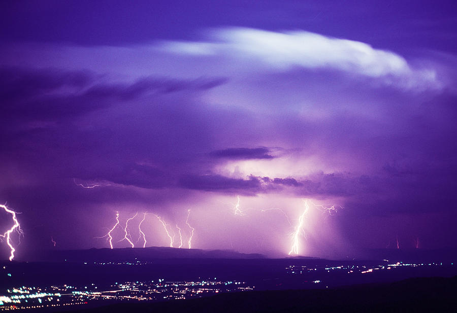 Lightning Photograph by John Deeks - Fine Art America