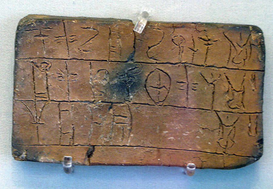 Linear B tablet Photograph by Andonis Katanos - Pixels