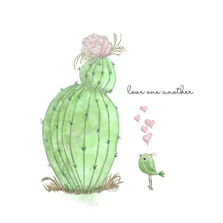 Love One Another Painting by Ramona Murdock | Fine Art America