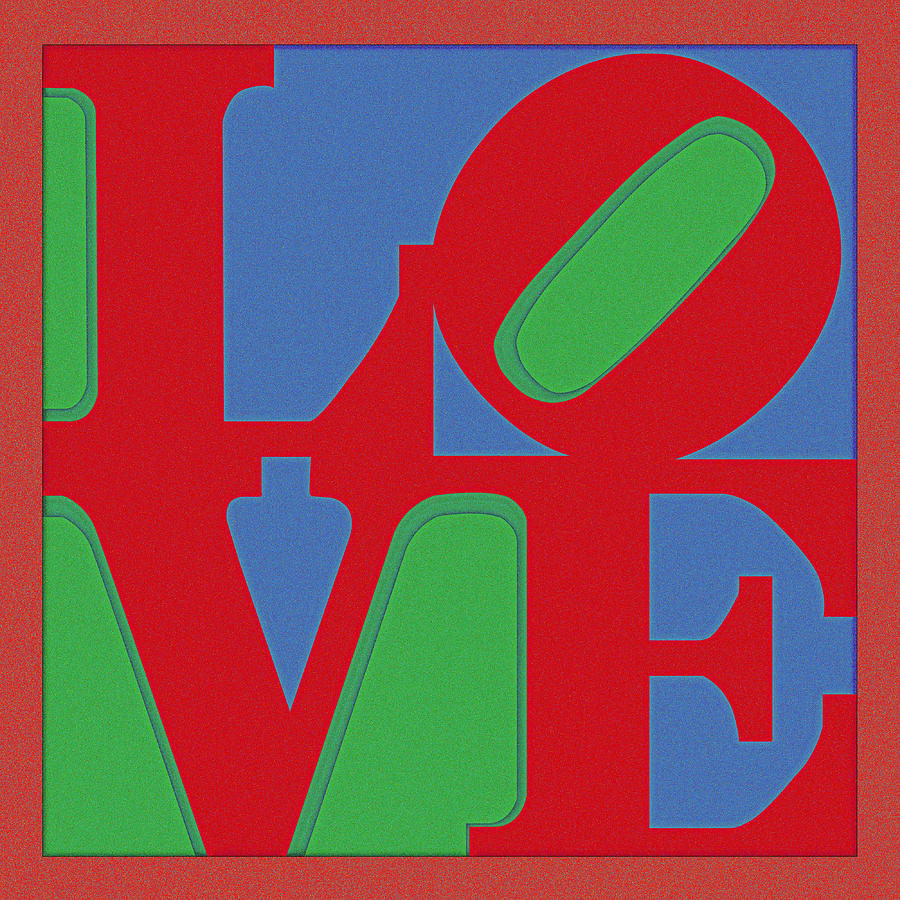 Love Poster Painting by Celestial Images - Fine Art America