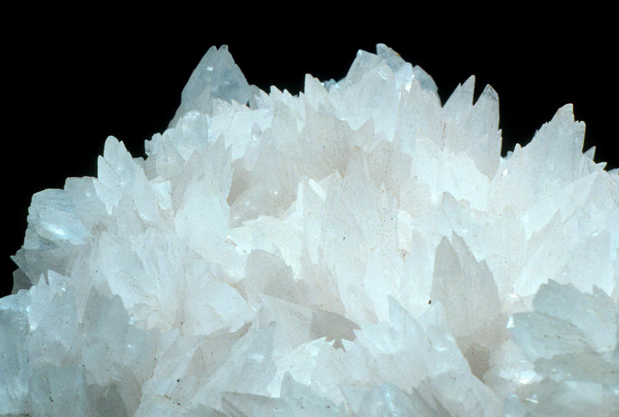 Macrophotograph Of Crystals Of Calcite Photograph by Sidney Moulds ...
