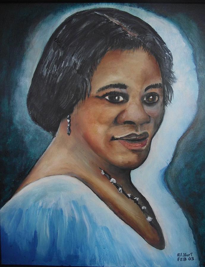 Madam C.J. Walker Painting by Anthony L Robert S Hurt - Fine Art America