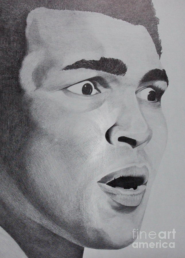 Muhammad Ali Drawing by Mark Beach - Fine Art America