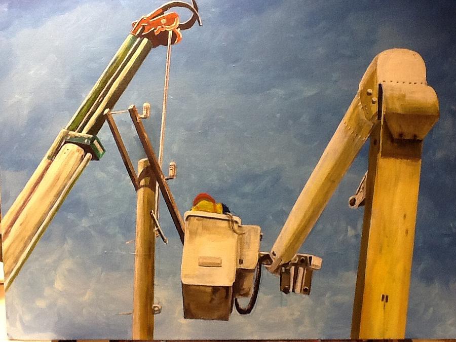 Overhead Painting by Robert Cotnoir | Fine Art America