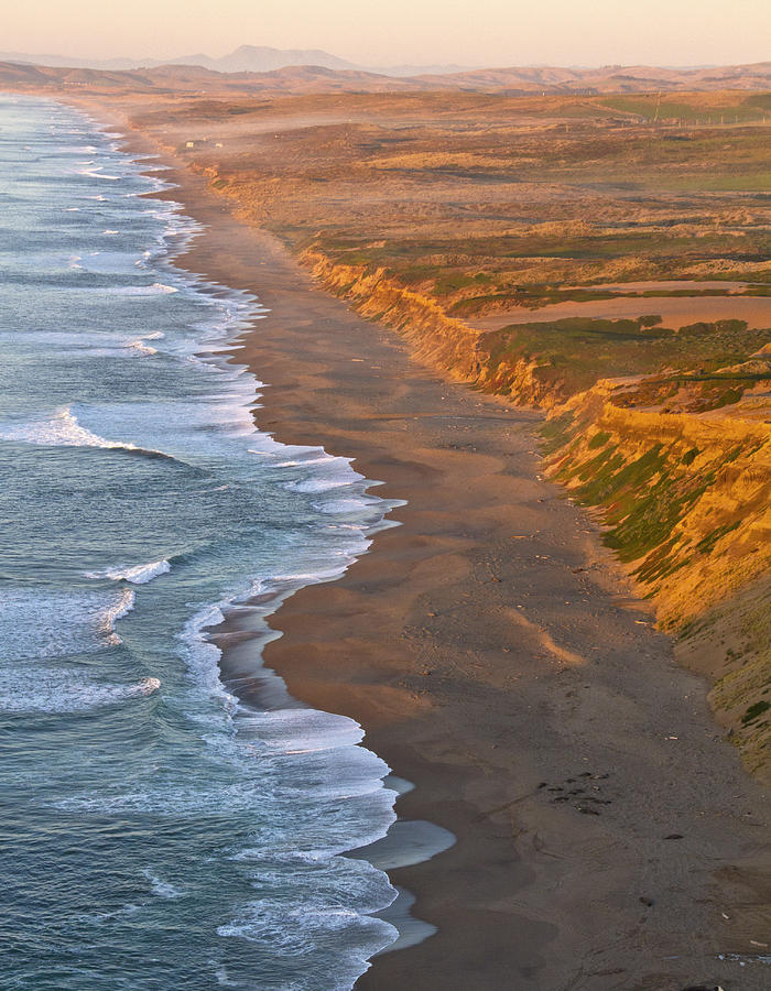 Point Reyes Beach Sunset Photograph by David Laurence Sharp