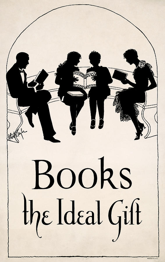 Poster Books, C1925 Drawing by Granger - Pixels