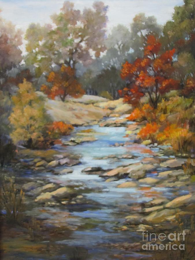 Rocky Creek Painting by Patsy Supak - Fine Art America