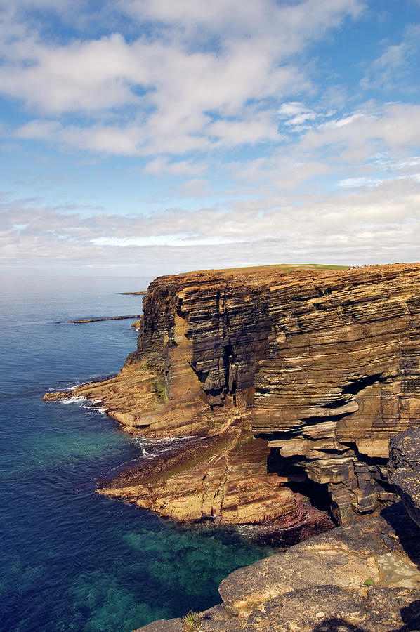 Sandstone Cliffs Photograph by Simon Fraser/science Photo Library ...