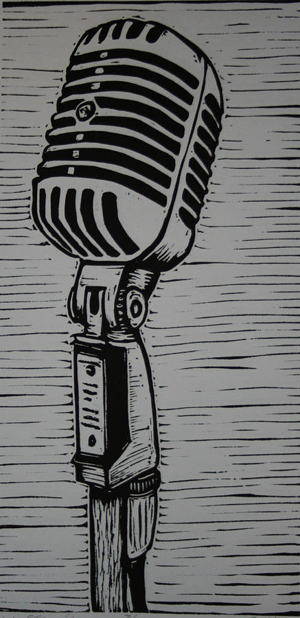 Graffiti Microphone Sketch