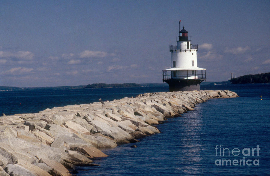 Spring Point Ledge Lighthouse Photograph by Bruce Roberts - Fine Art ...