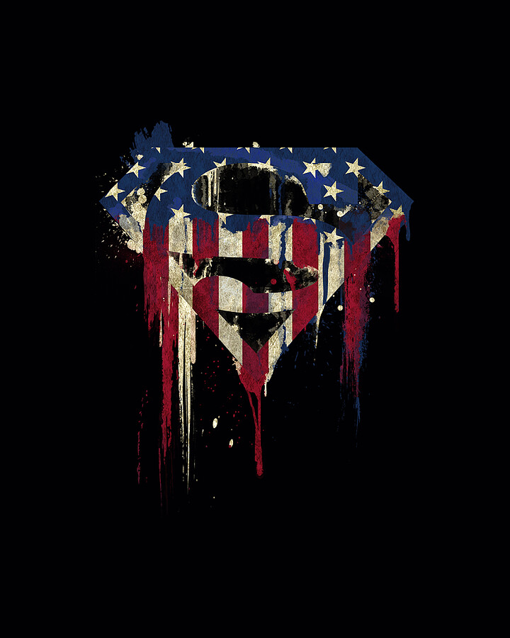 Superman - Bleeding Shield #1 Digital Art by Brand A - Pixels