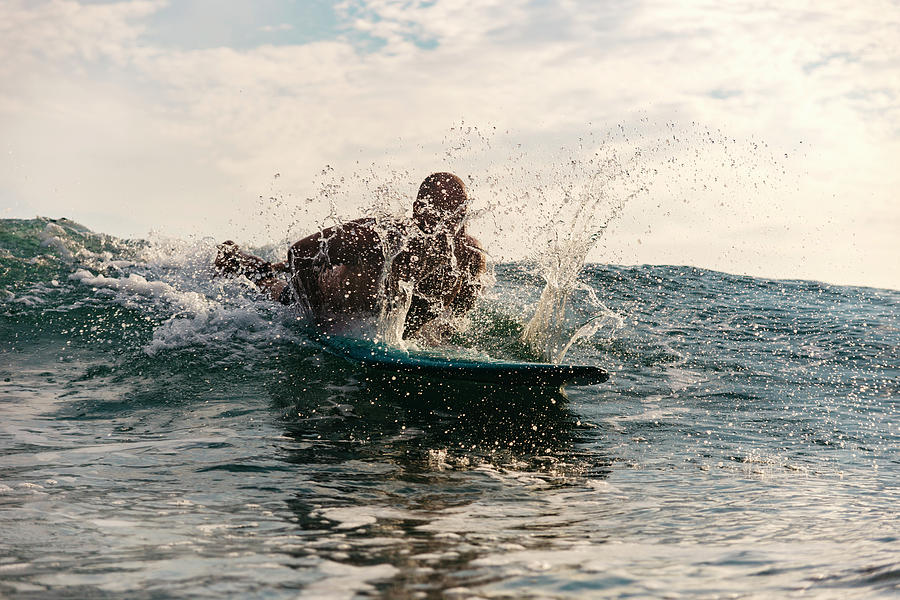 Surfer In The Ocean,bali,indonesia Photograph by Konstantin Trubavin - Fine Art America
