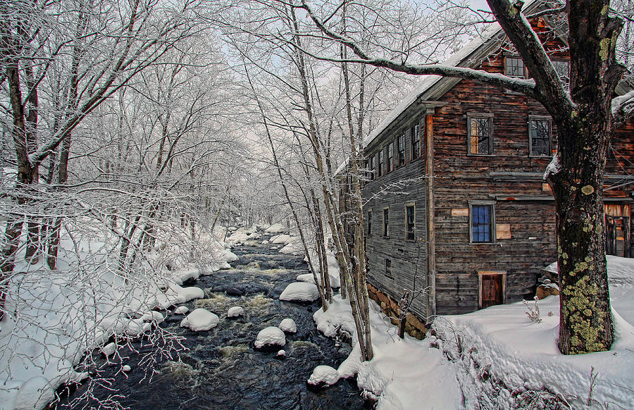 The Old Mill on Steven's Brook Photograph by Thomas J Martin - Pixels