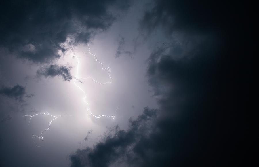 Thunderstorm And Lightning Photograph by Jim Reed Photography/science ...