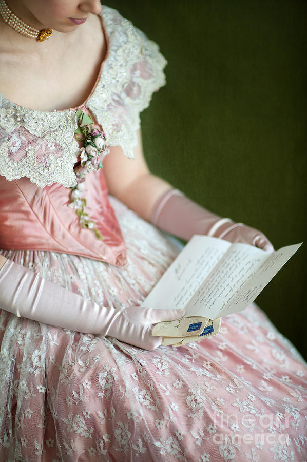 Victorian Woman Reading A Letter 1 Photograph By Lee Avison Pixels