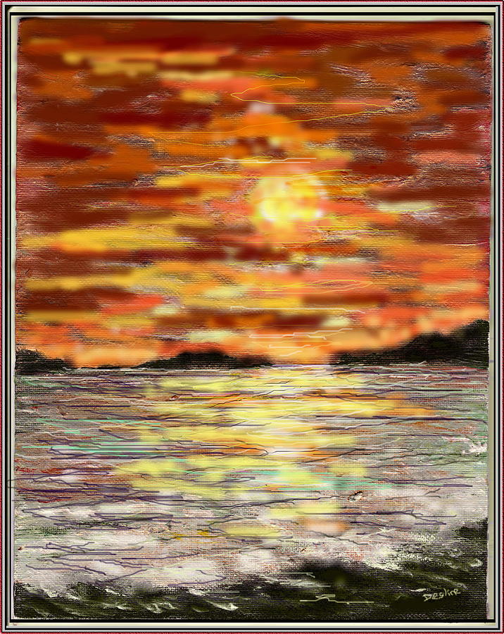 Warmth Mixed Media by Desline Vitto - Fine Art America